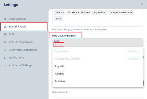 Block countries from accessing your websites and server | OPSSHIELD