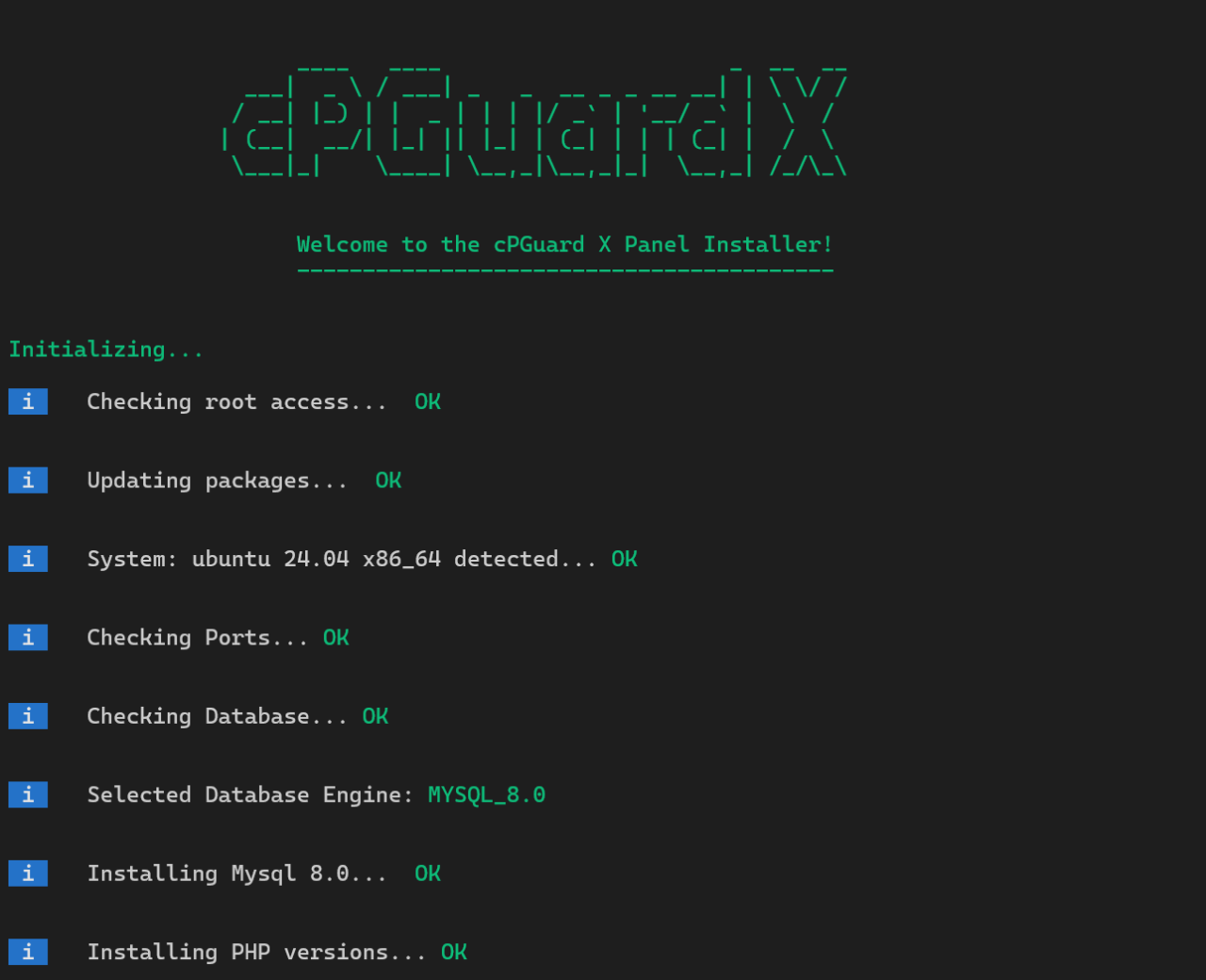cPGuard X Installation | OPSSHIELD